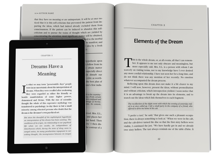 Book Design Templates for Word, KDP, Ingram Spark, Lulu and More.